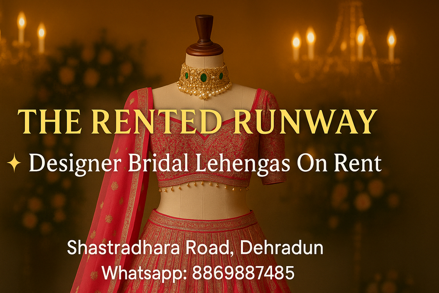 The Rented Runway - Rent Bridal Lehenga, jewellery & Gowns